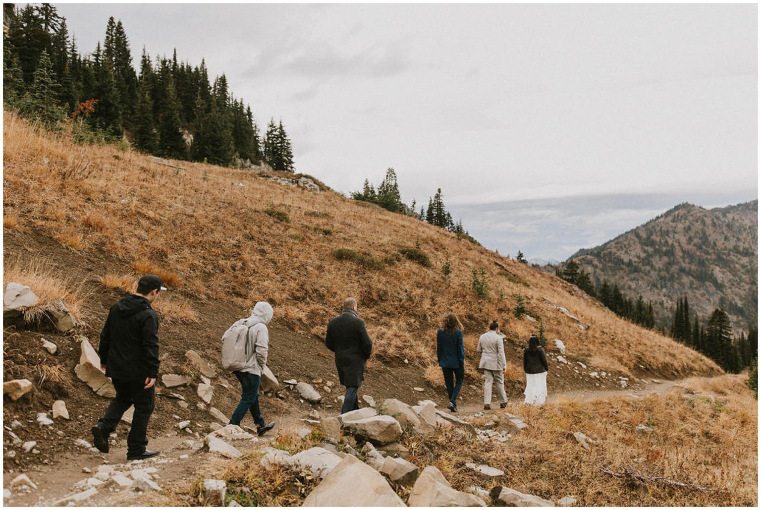 Natasha & Blake's Fall Elopement at Naches Peak Loop Trail